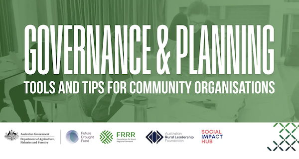Governance & Planning: Tools and Tips for Community Organisations ...